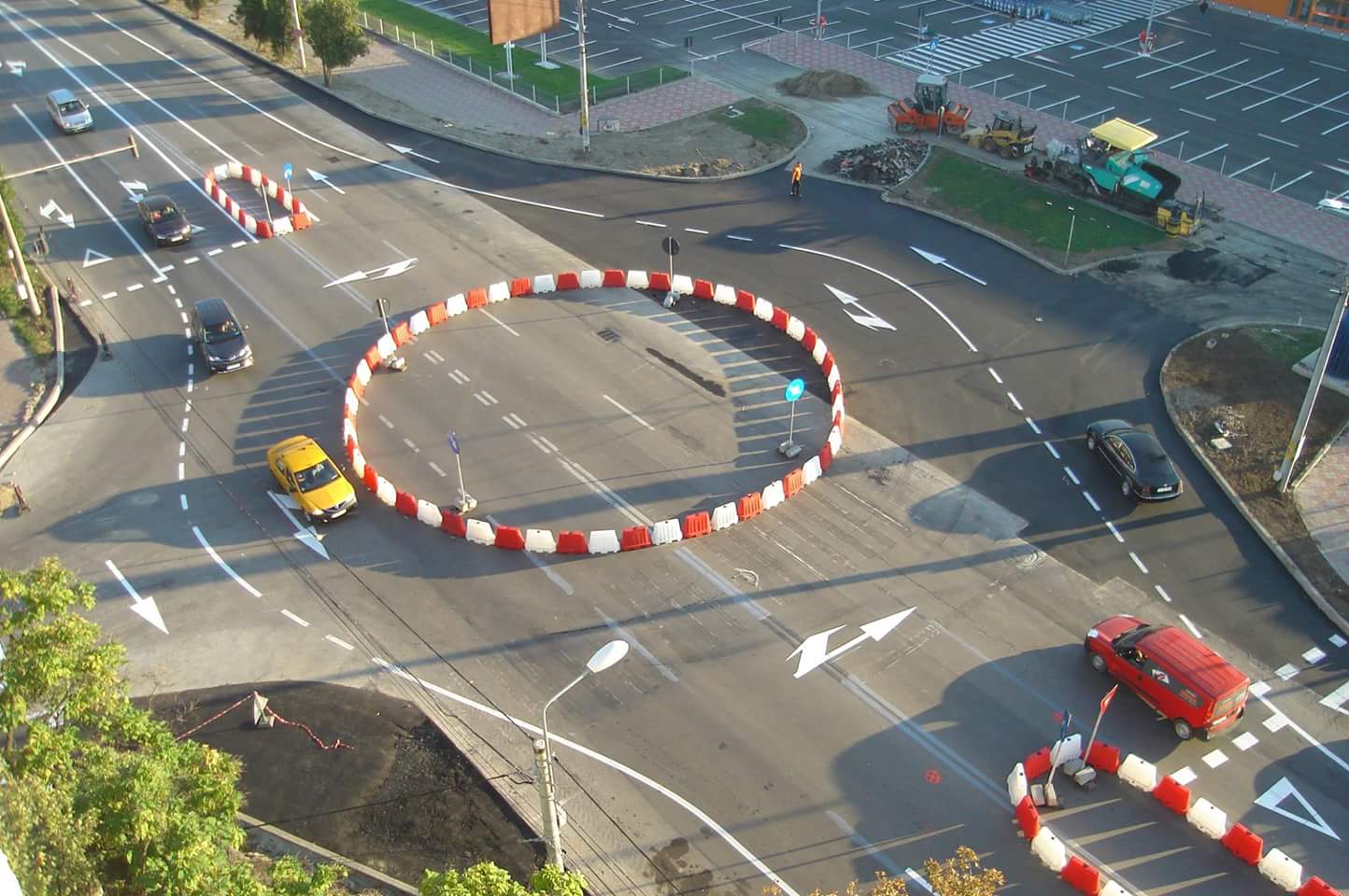 Kunststof barrier afzetting 1000x600 rood watergevuld en stapelbaar